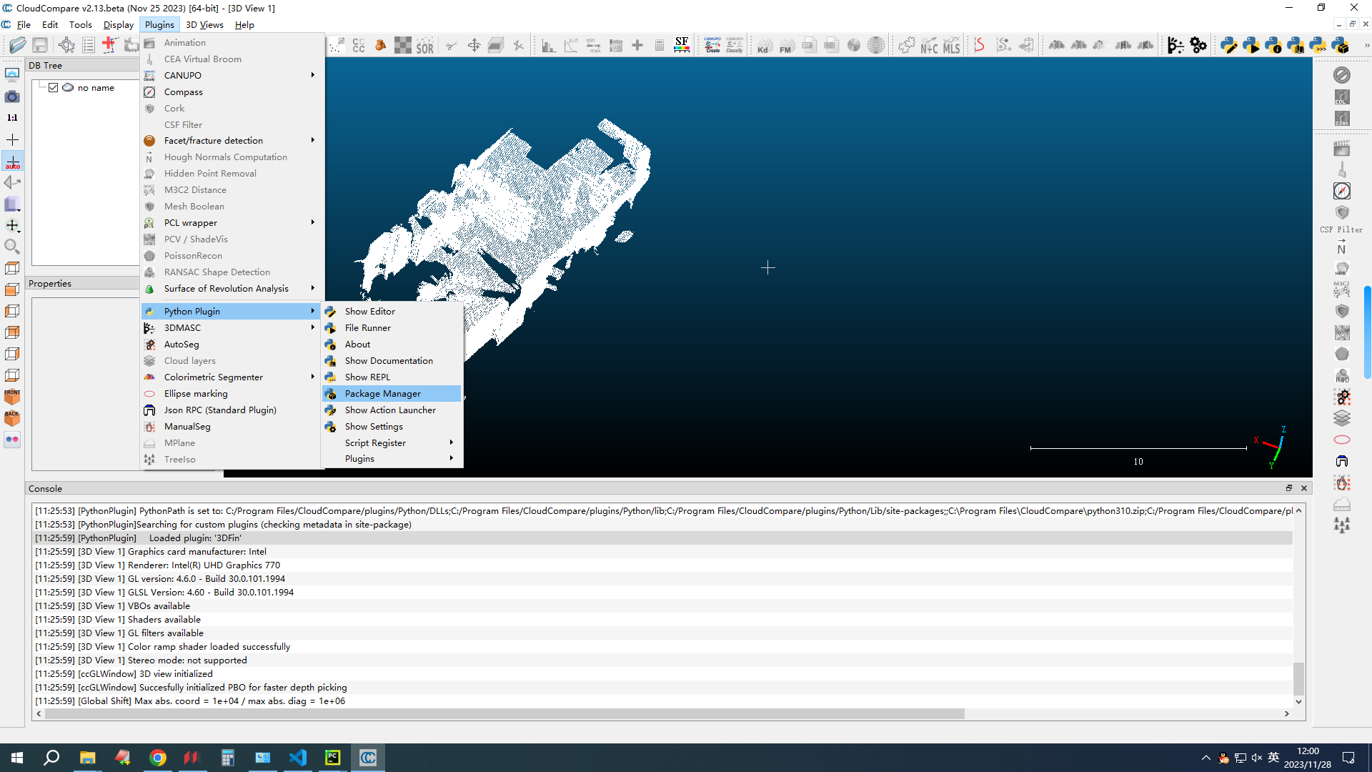 CloudCompare常用操作及Python插件 | Gmet's Blog